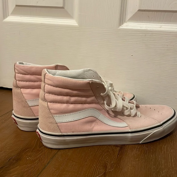 Vans | Shoes | Light Pink Hightop Vans | Poshmark